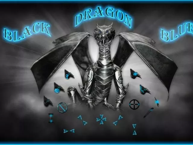 Blue cursors - TOP 80 files to personalize the Windows interface