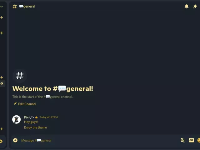 Тема Midnight v.1 для Discord скачать на VSThemes.org