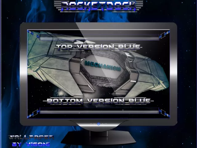 Skin Technical, 9 colors for RocketDock download on VSThemes.org