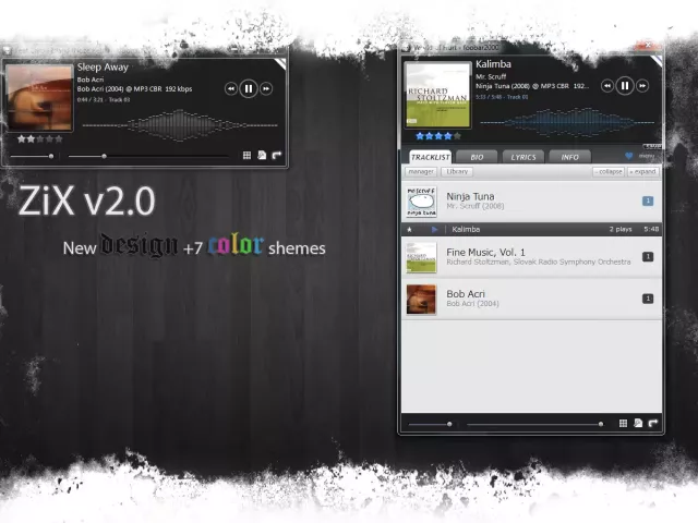 Foobar2000 Skins (60+)