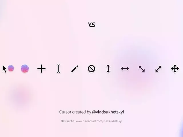Cursors VS second version on Windows download on VSThemes.org