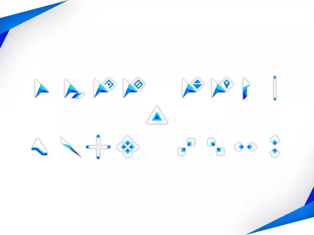 Cursors Cyberpunk 2077 - Blue pointers from the game on Windows ...