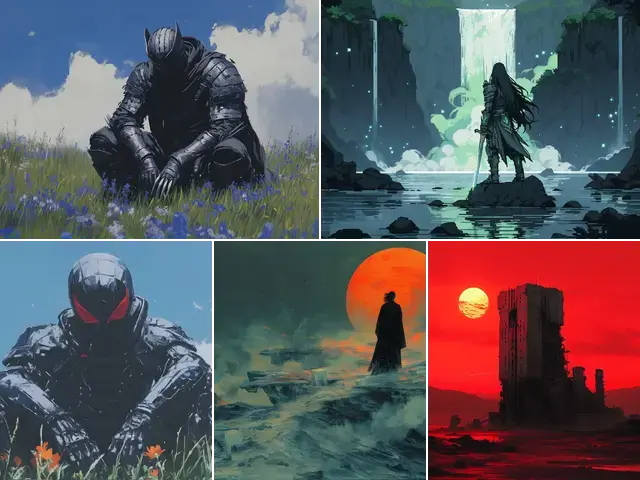 Живые обои Рыцарь в розах (YessirSupra) скачать на VSThemes.org