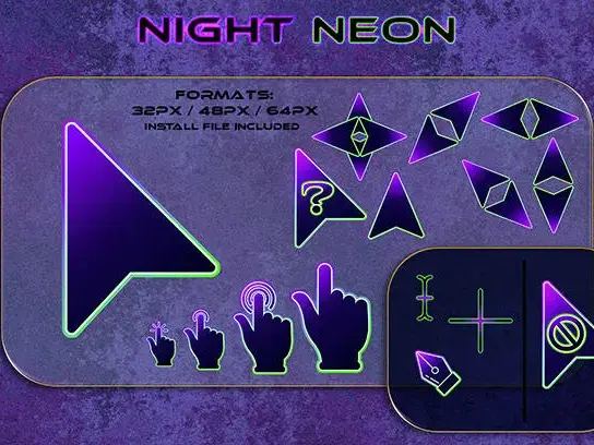 Neon Cursors for Windows (90+)