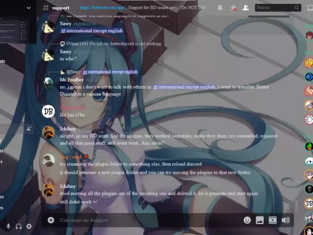 Theme Hatsune Miku for Discord download on VSThemes.org