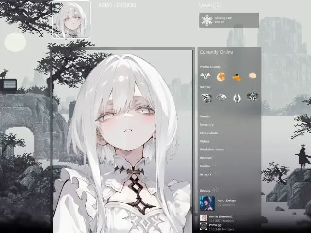 Steam Artwork Glitch Sansui-zu (1465680) download on VSThemes.org