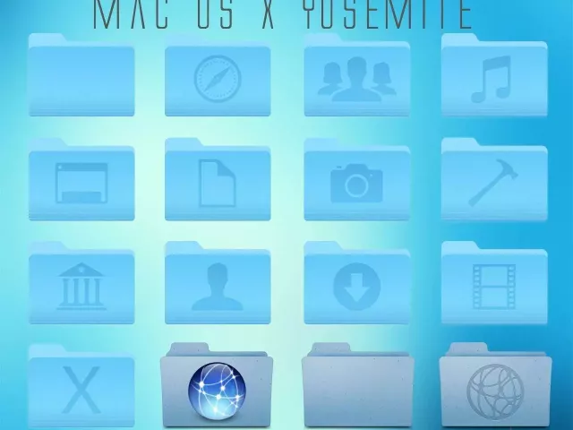 Icons Hemis, blue folders for 7tsp download on VSThemes.org