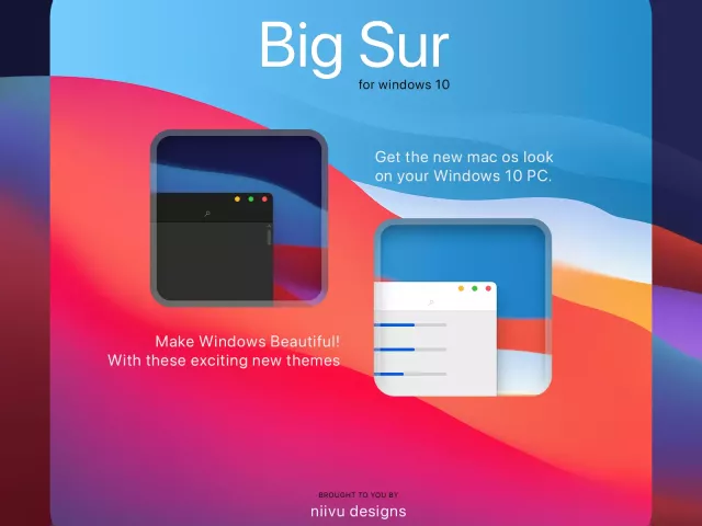 Theme Mac OS Style for Windows 11 download on VSThemes.org