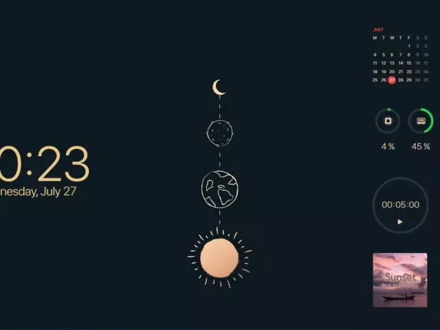Skin Modular Clocks for Rainmeter download on VSThemes.org