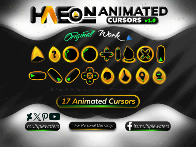 Animated Cursors for Windows (200+)