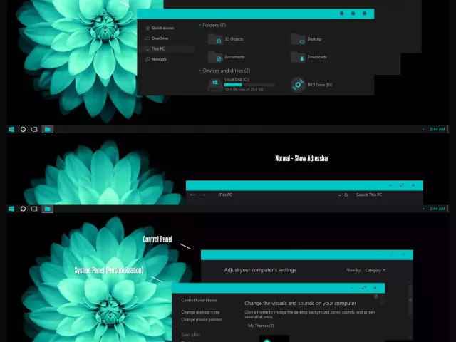 300+ Collection «Dark themes for Windows 10» to personalize the Windows ...
