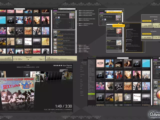 Foobar2000 Skins (60+)