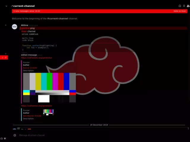 100+ Collection «Red Discord themes» to personalize the Windows interface