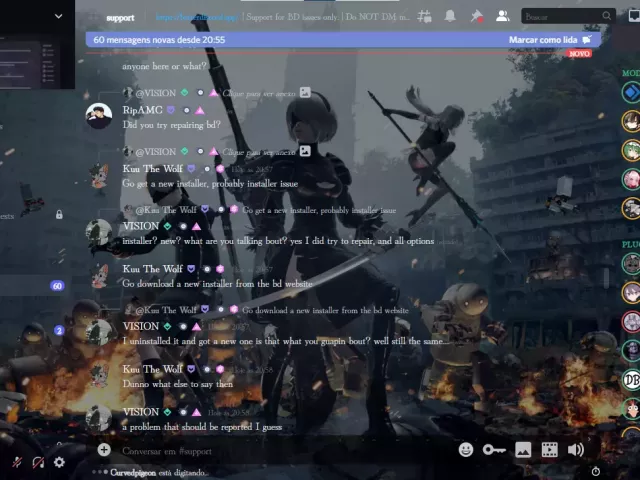Theme NieR: Automata v.2 for Discord download on VSThemes.org