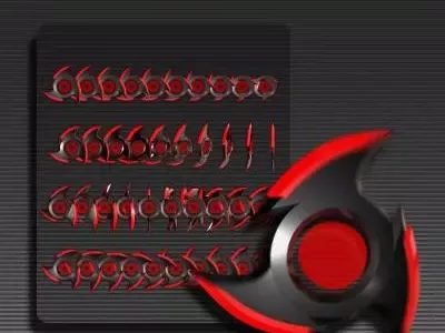Red cursors - TOP 60 files to personalize the Windows interface