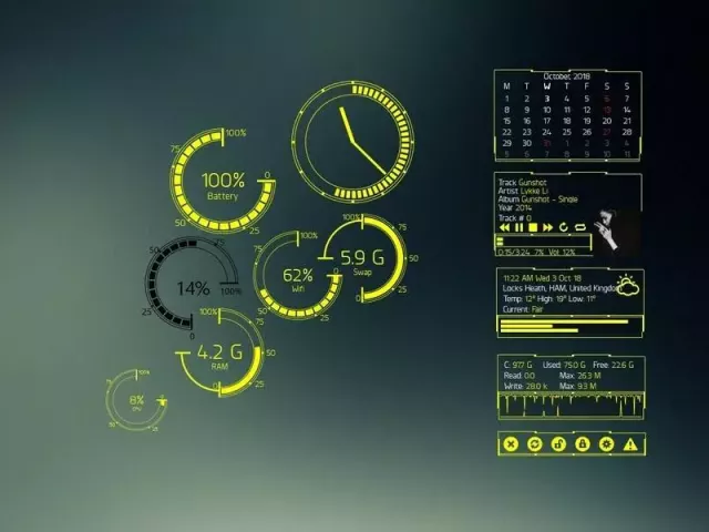 Skin Enigma for Rainmeter download on VSThemes.org