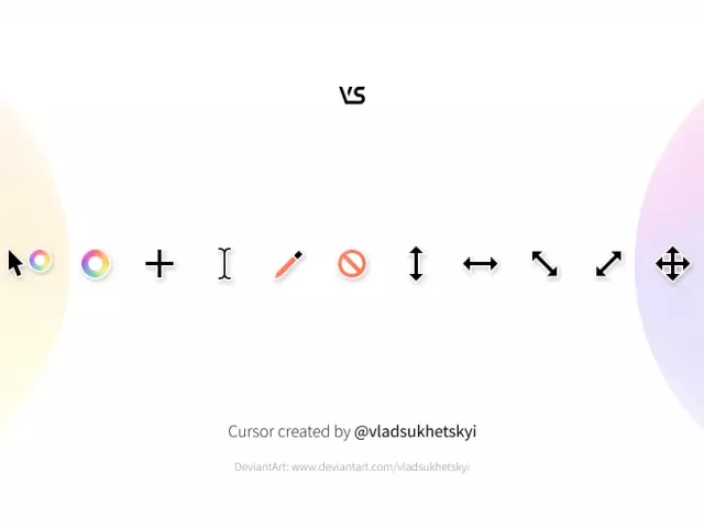 Cursors VS, the twelfth version on Windows download on VSThemes.org
