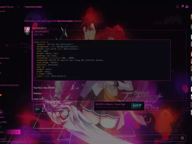 100+ Collection «Pink Discord themes» to personalize the Windows interface