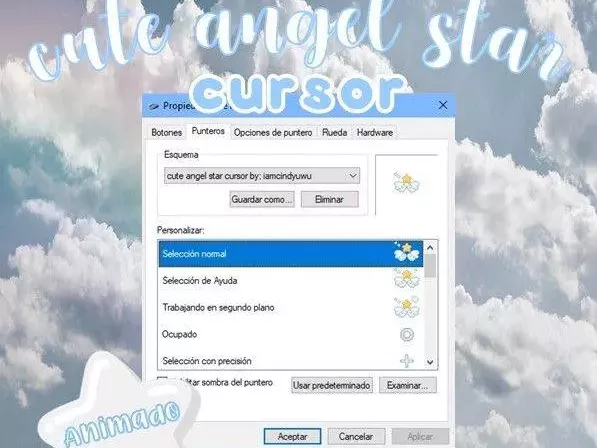 Cursors for girls - TOP 30 files to personalize the Windows interface