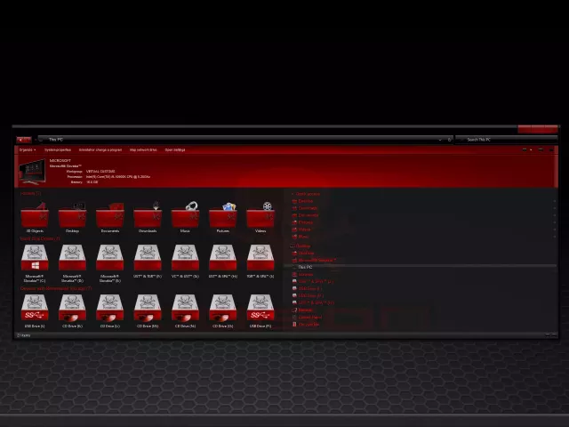 Red themes for Windows 10 - TOP 70 files to personalize the Windows ...
