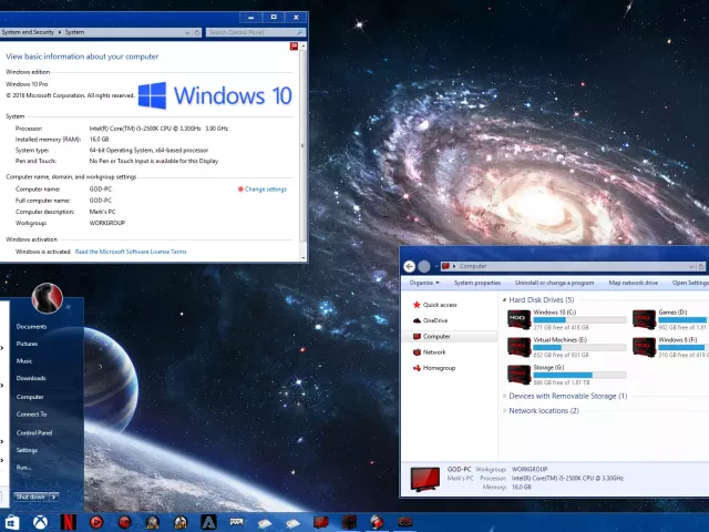 Blue themes for Windows 10 - TOP 90 files to personalize the Windows ...