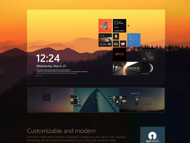 Skin Modular Clocks for Rainmeter download on VSThemes.org