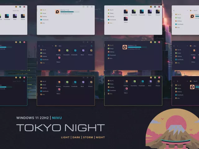 Theme Katpuccin for Windows 11 download on VSThemes.org