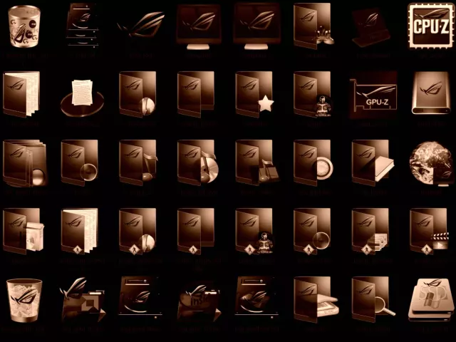 Icons Ace HORN, red version iPack download on VSThemes.org