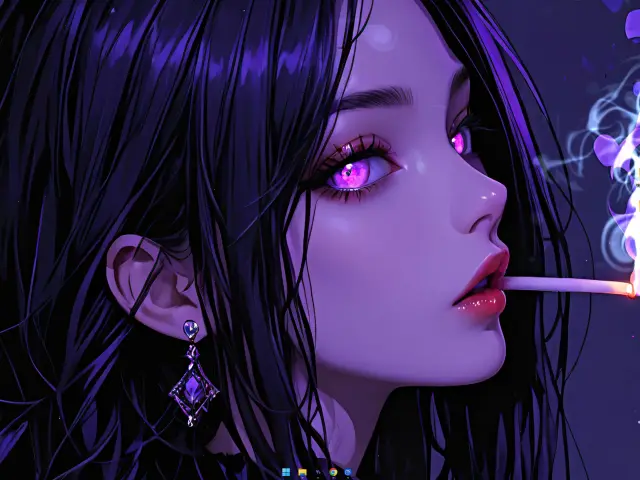 Live wallpaper Evil Girl-4K-PMQZ download on VSThemes.org