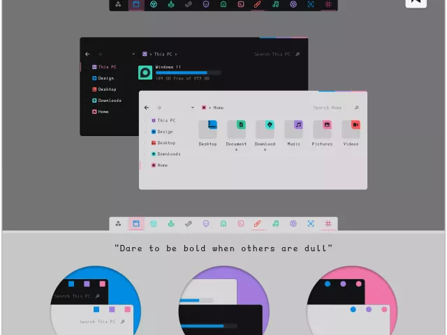 Theme Yaru for Windows 11 download on VSThemes.org
