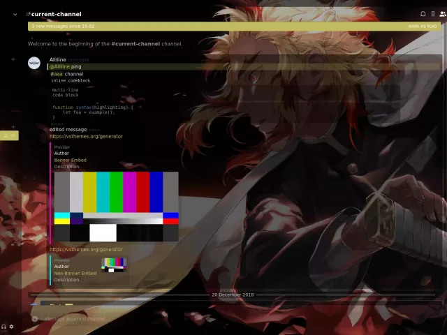 Theme Cowboy Bebop for Discord download on VSThemes.org