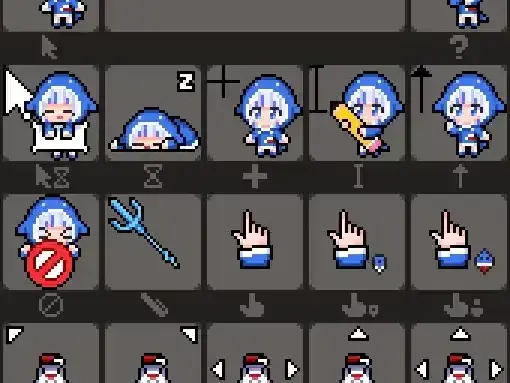 Cursors Rem from the anime Re:Zero on Windows download on VSThemes.org