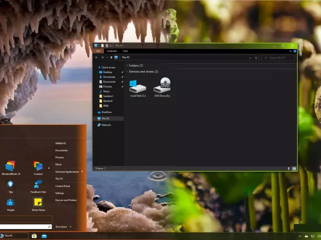Theme Full transparency for Stardock Curtains download on VSThemes.org