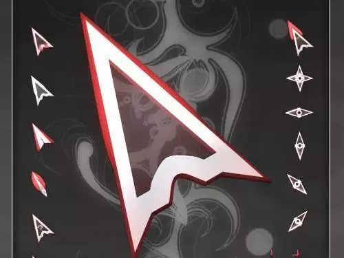 Red cursors - TOP 60 files to personalize the Windows interface