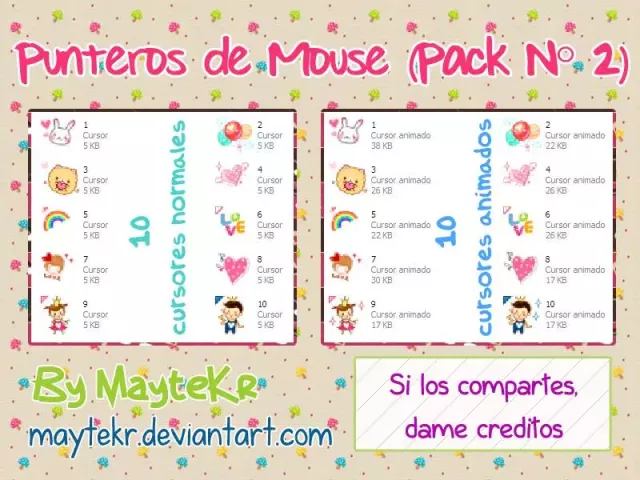 Cute cursors - TOP 20 files to personalize the Windows interface
