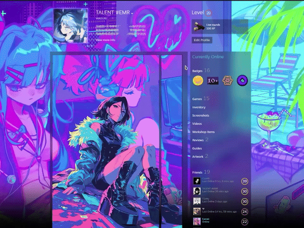 Artwork Showcase Steam (500+)