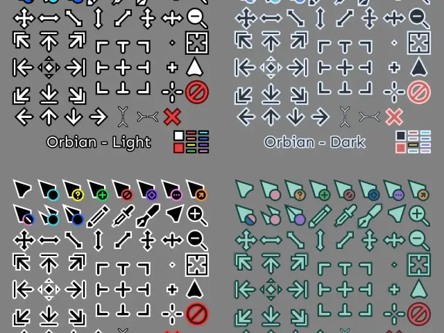Linux cursors (70+)