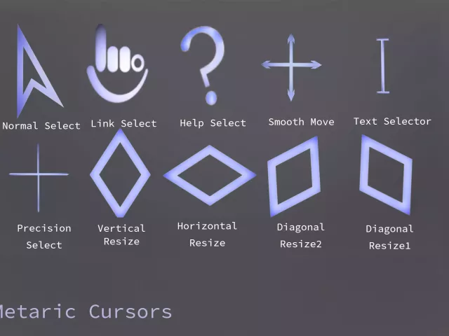 Purple cursors - TOP 40 files to personalize the Windows interface