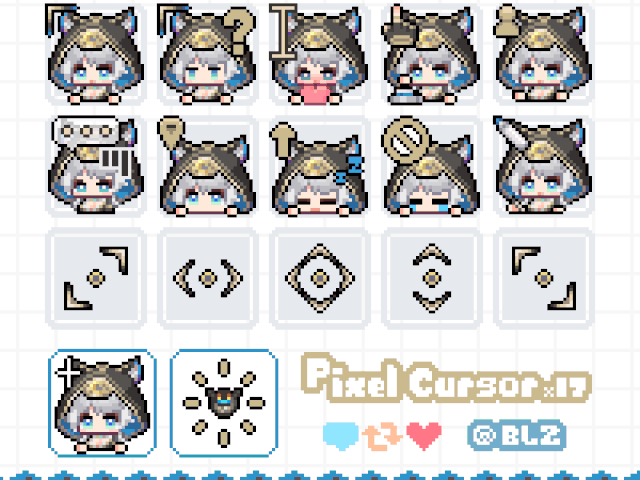 Anime cursors for Windows (200+)