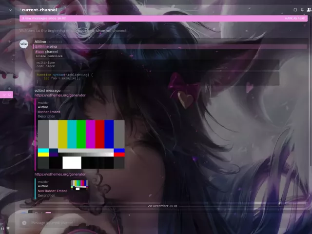 Theme Arcane League of Legends - Jinx v.3 for Discord download on ...