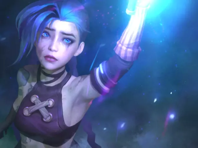 Live wallpaper Sad Jinx - Arcane download on VSThemes.org