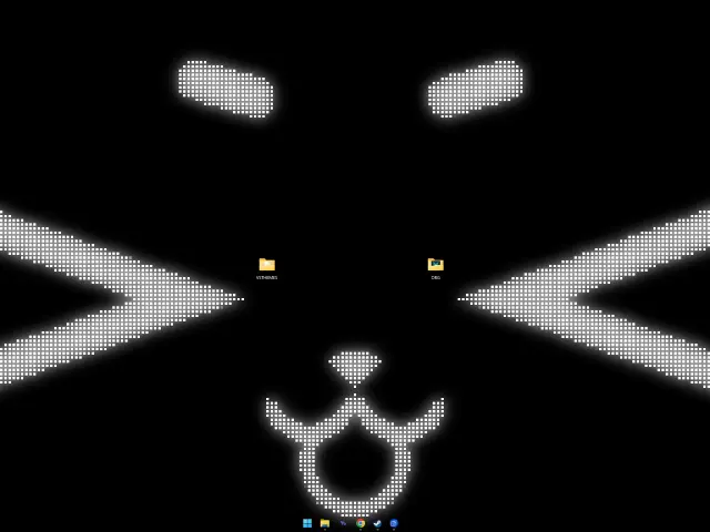 Live wallpaper Cat eats chips, Windows 10 download on VSThemes.org