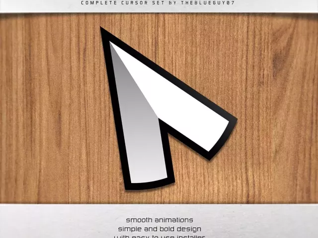 Курсоры Kami, вторая черная версия для Windows скачать на VSThemes.org