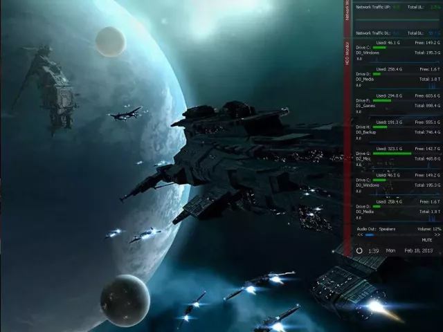 Skin Aemstel for Rainmeter download on VSThemes.org