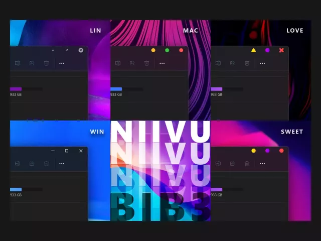 Theme Windows 12 Light and Dark for Windows 11 download on VSThemes.org