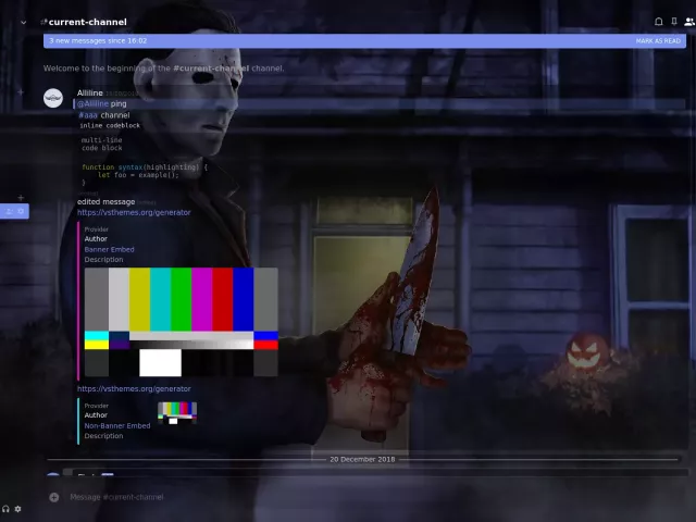 Тема Dead by Daylight / DBD / 3 для Discord скачать на VSThemes.org