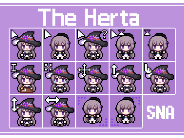 Cursors Rem from the anime Re:Zero on Windows download on VSThemes.org