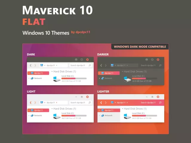 Red themes for Windows 10 - TOP 70 files to personalize the Windows ...