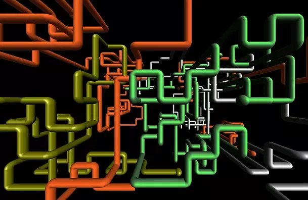 Screensaver 3D maze for Windows download on VSThemes.org