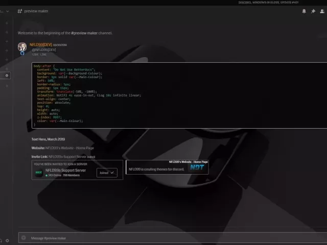 Theme Shadow Light for Discord download on VSThemes.org